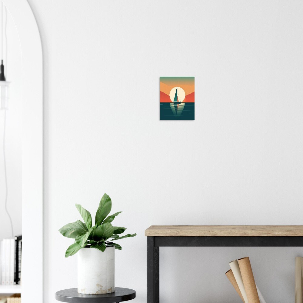 Sailing Boat Art Prints Sailboat Print Yacht Wall Art Sailing Lover ...