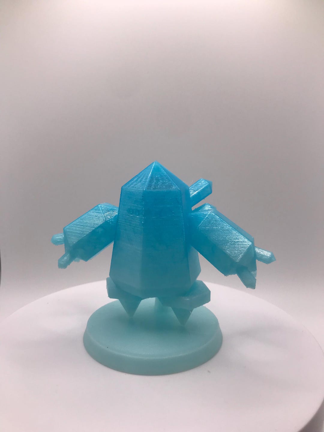 Crystal Regice Inspired Pokémon Fan Art 3D Printed - Etsy