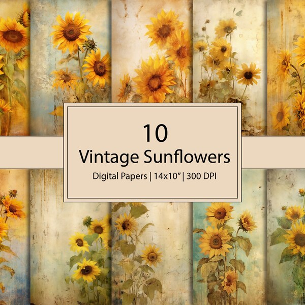 Sunflower Papers - Etsy