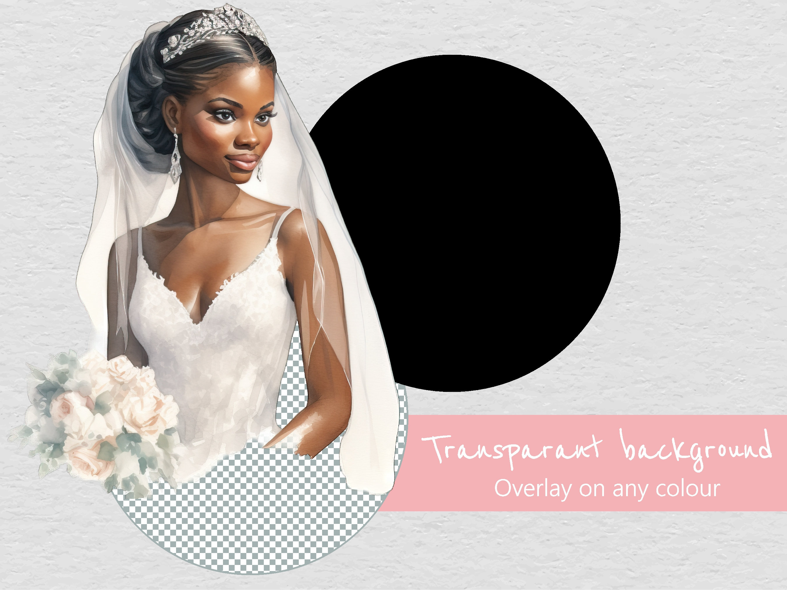 Brides Clipart Set Wedding Set of 8 Designs Transparent Pngs Instant ...