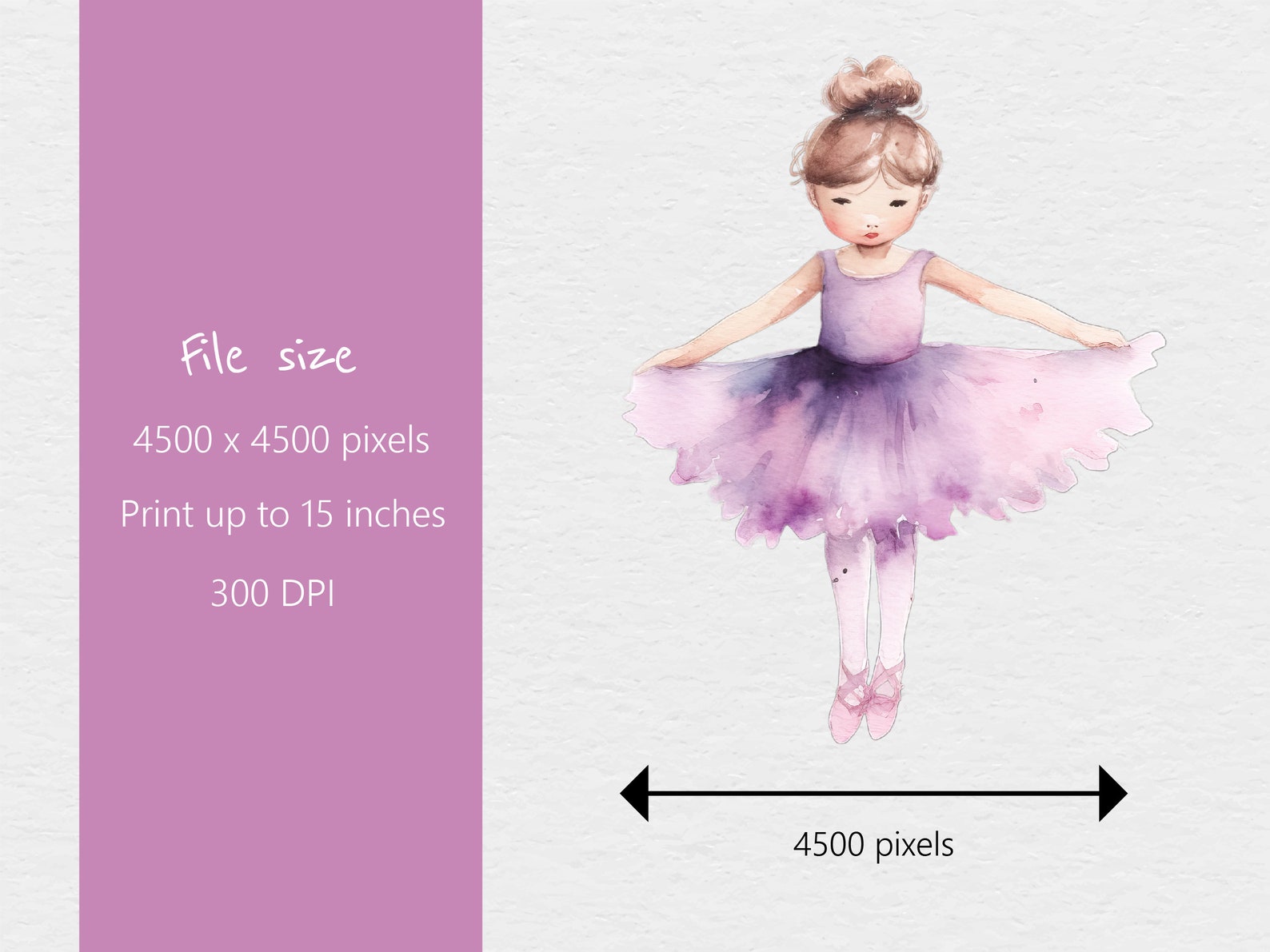 Little Ballerinas Clip Art Set of 10 Designs Transparent Pngs Instant ...