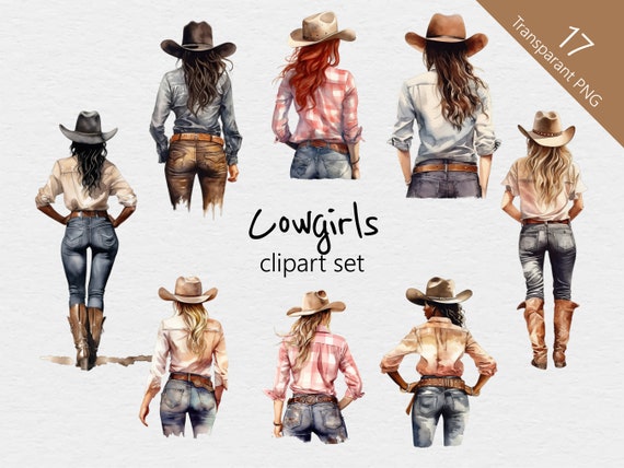 Clipart Cowboy Agus Cowgirl