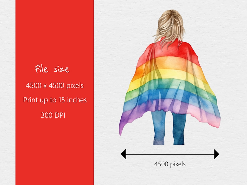 LGBTQ Pride Flag Clip Art - 7 Designs - Transparent PNG - Instant ...
