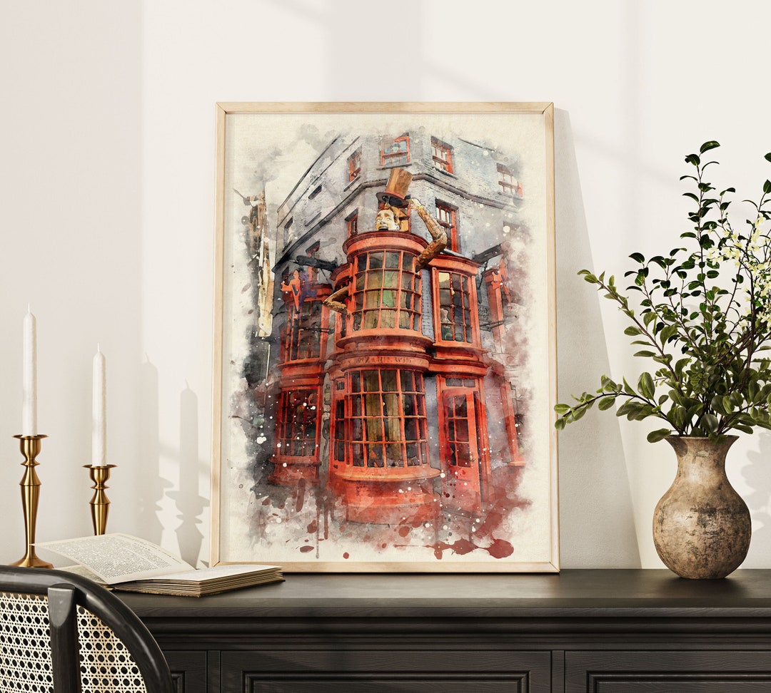 Wizarding Inspired Poster I Weasleys' Wizard Wheezes Print - Etsy