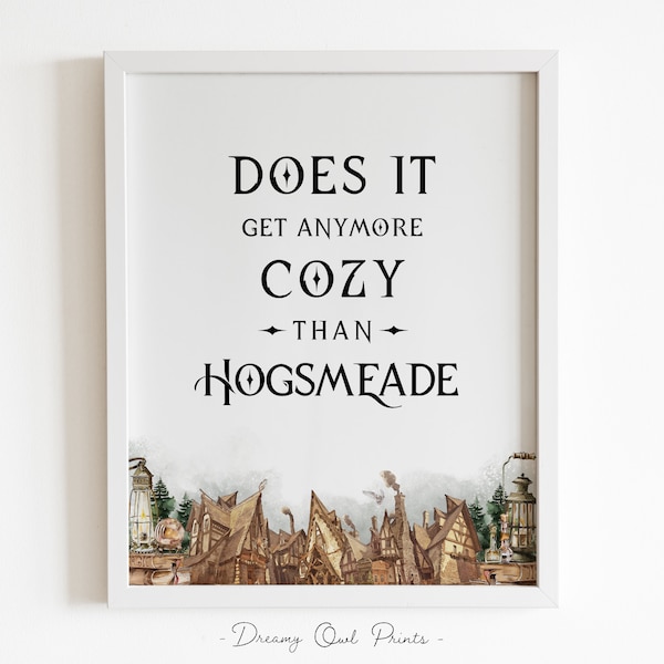 Hogsmeade Poster - Etsy