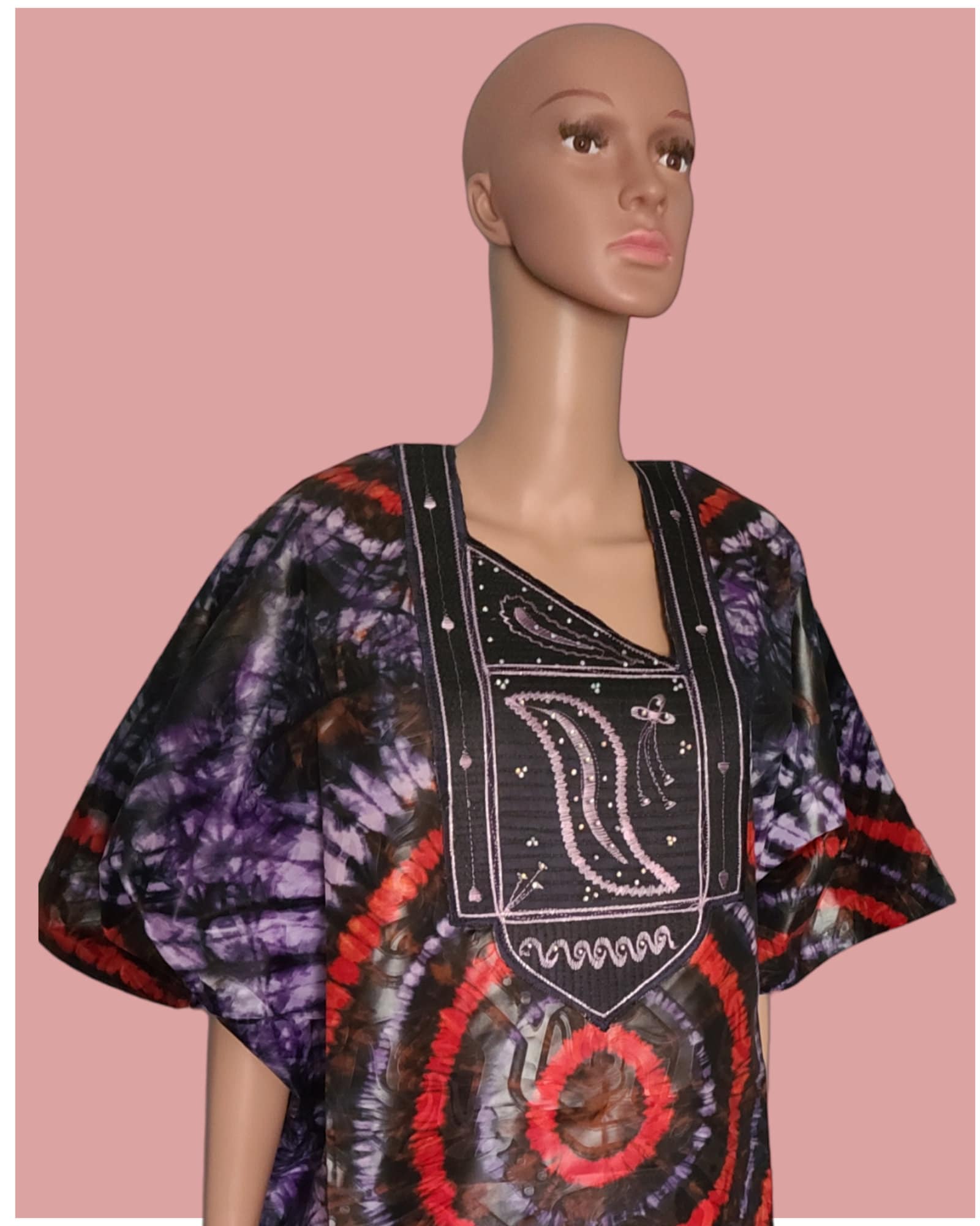 Adire Gown for Ladies, Ready to Wear and Easy to Wear. One Size Fit All ...