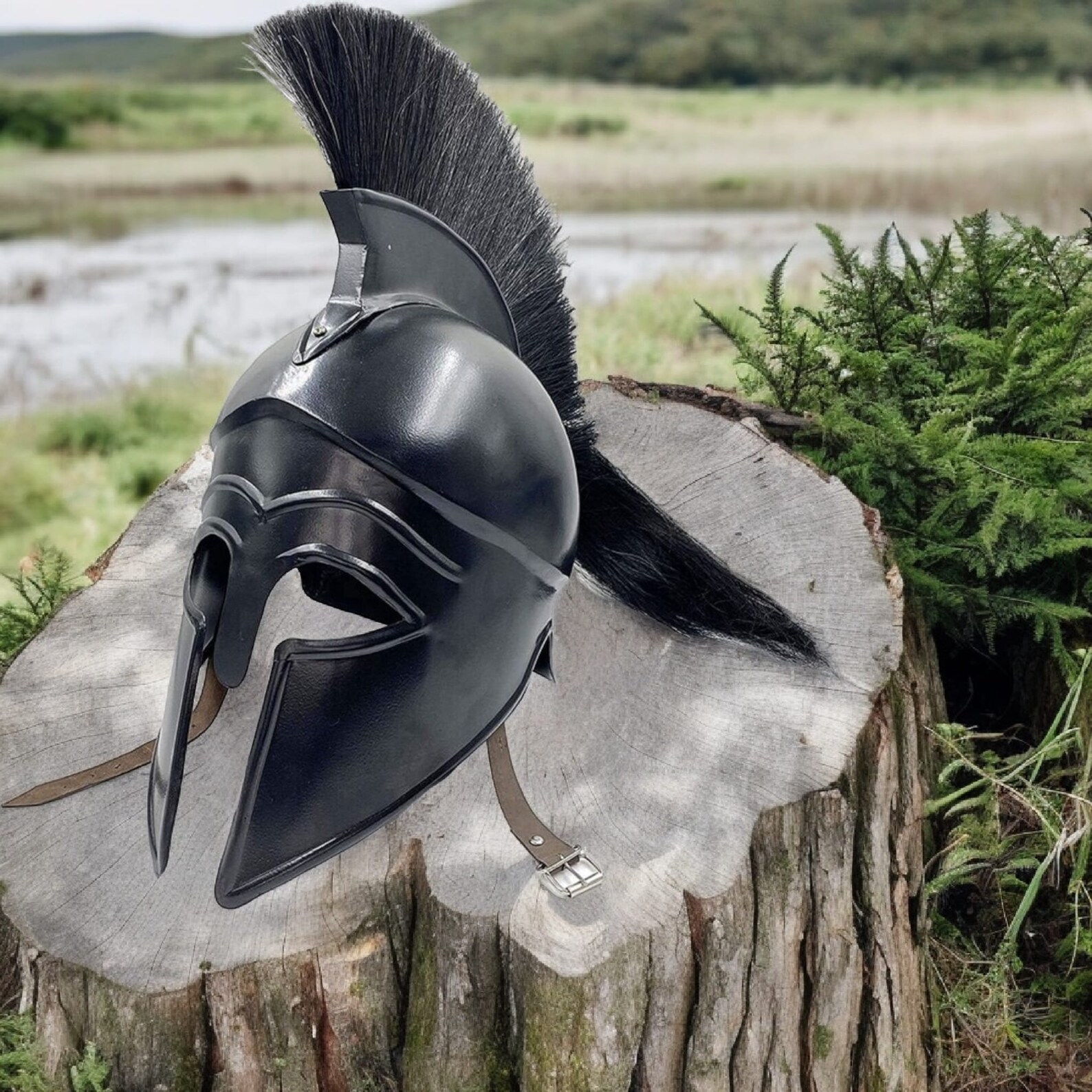 Corinthian Helmet, Blackened Corinthians Helmet, Greek Reenactment - Etsy