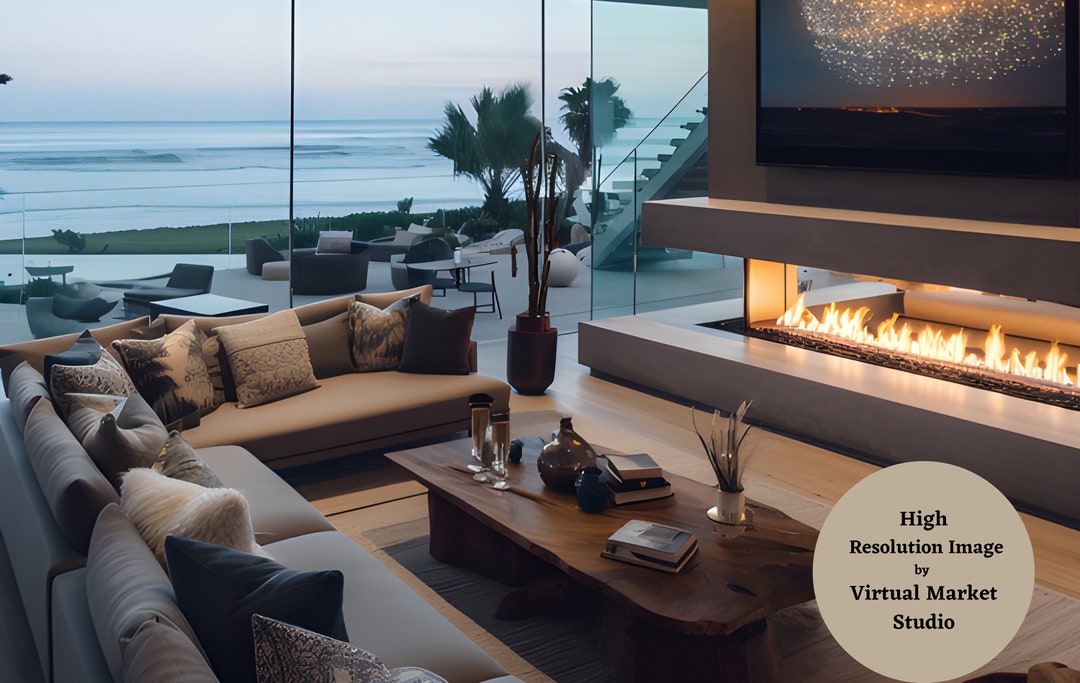 Zoom Virtual Background Living Room Background | Virtual Workspace ...