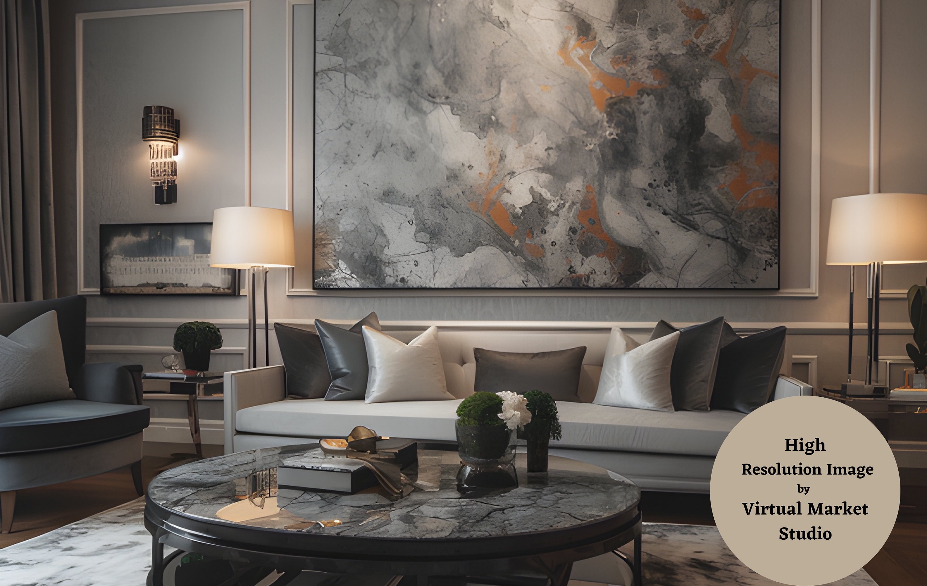 Zoom Virtual Background Living Room Background | Virtual Workspace ...