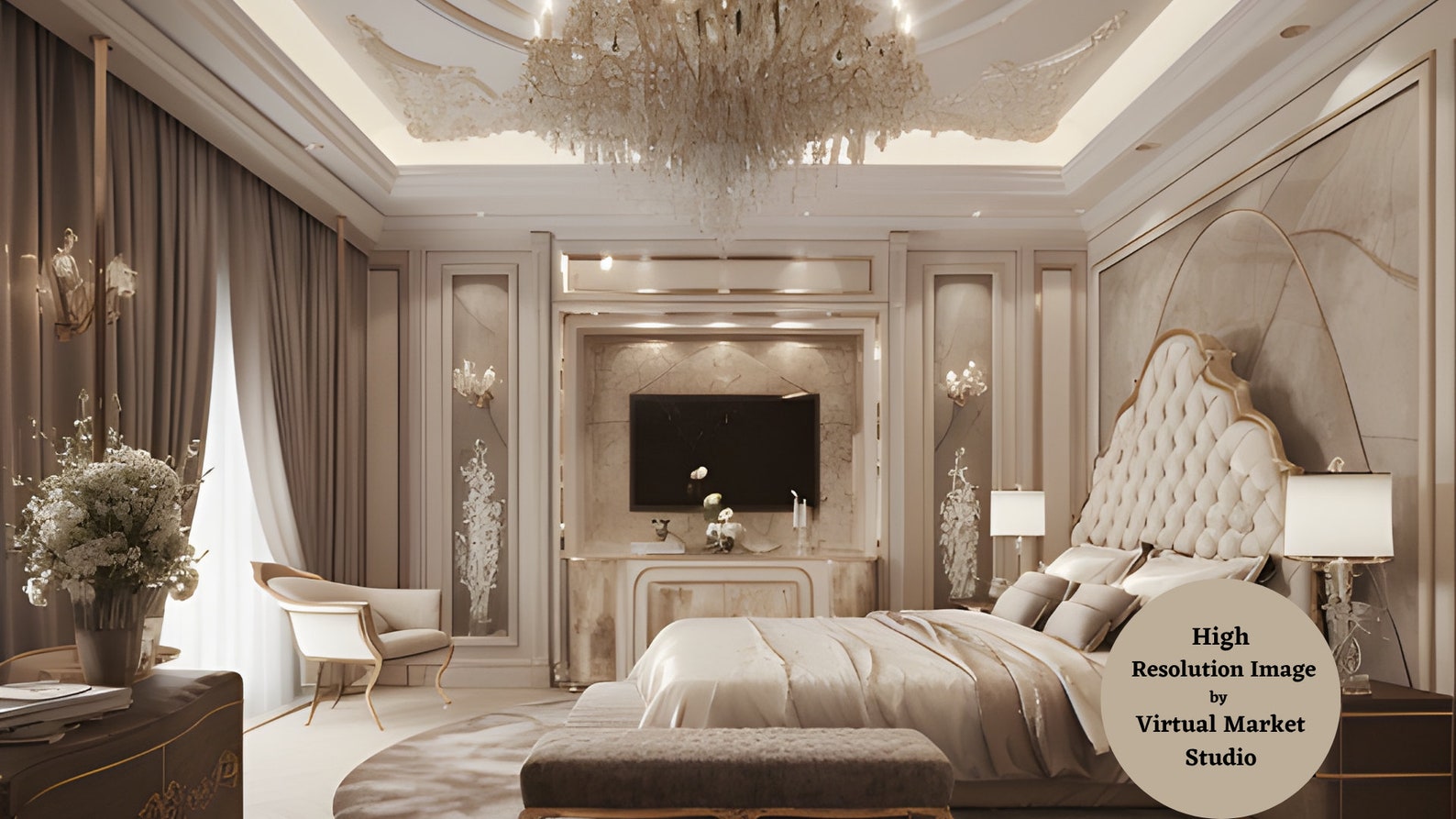 10 Luxury Zoom Background Modern Living Room With Marble Floor Elevate ...