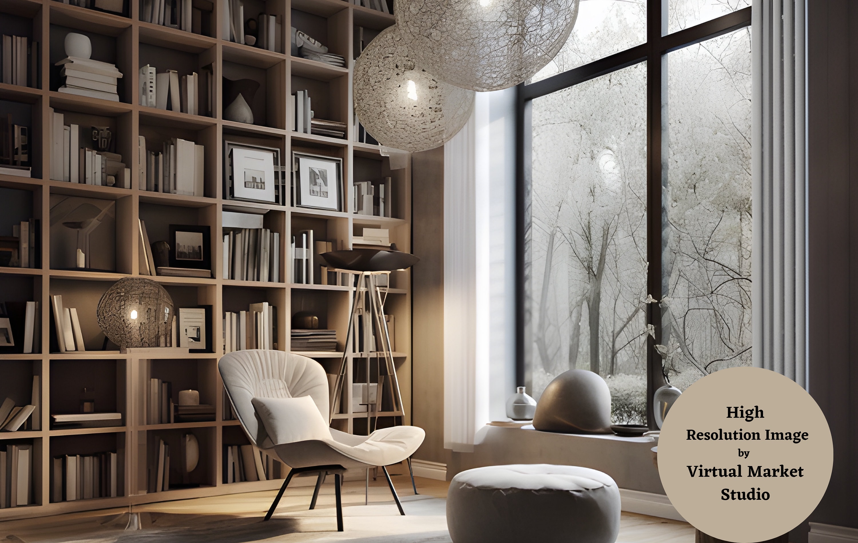 Zoom Hintergrund | Virtueller Hintergrund | Moderner Büro-Hintergrund mit Bergblick | Büro ...