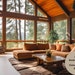 Zoom Virtual Background |stylish Cabin Background | Virtual Workspace ...