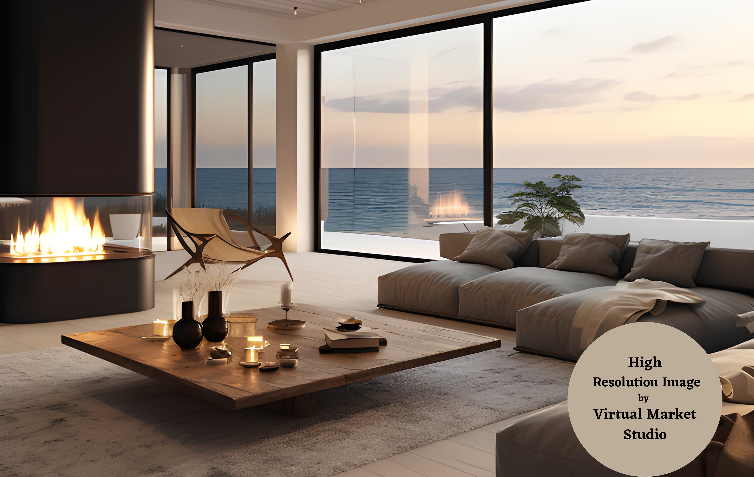 Zoom Virtual Background Living Room Background | Virtual Workspace ...