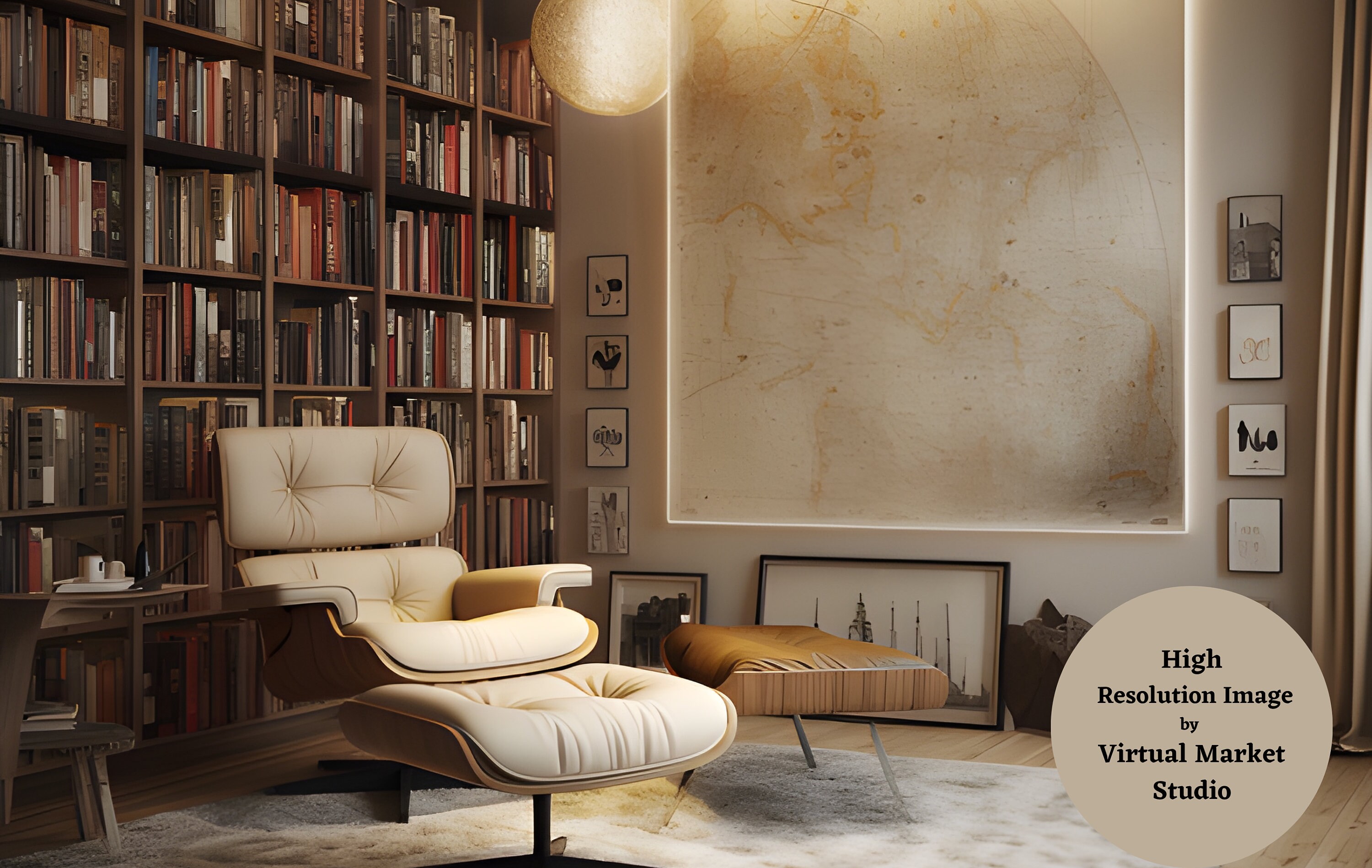 Zoom Virtual Background Living Room Background | Virtual Workspace ...