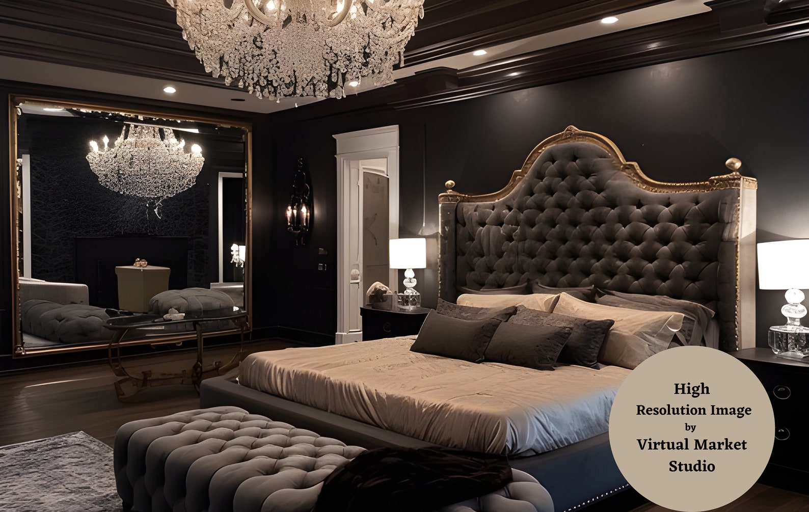 Zoom Virtual Background Master Bedroom Background | Virtual Workspace ...