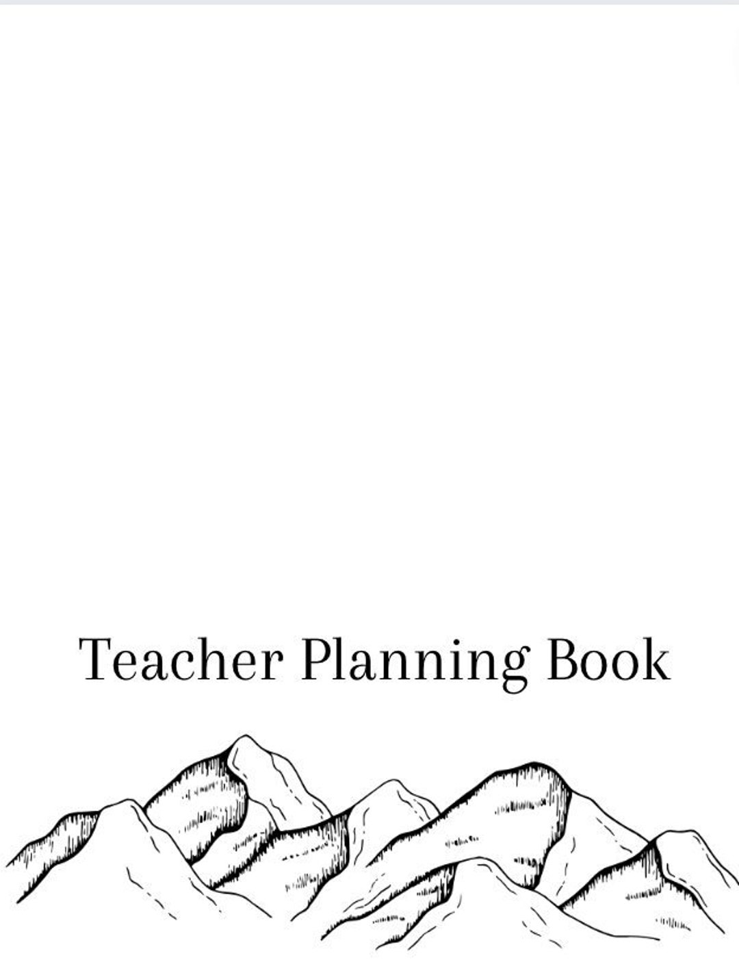 Elementary Teacher Planner - Etsy