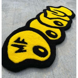 MF Doom Tufted Rug - Custom Rug - Handmade Rug - Etsy