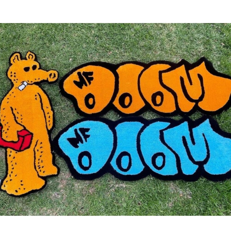 MF Doom Tufted Rug Custom Rug Handmade Rug - Etsy