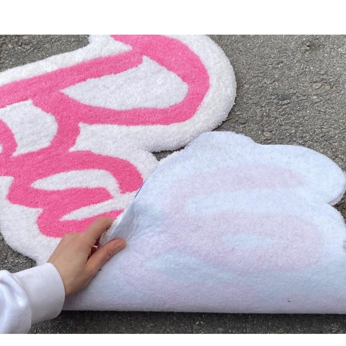 Barbie Rug Barbie Pink Rug Barbie Tufting Bitch Fuck Barbie Text Rug Etsy