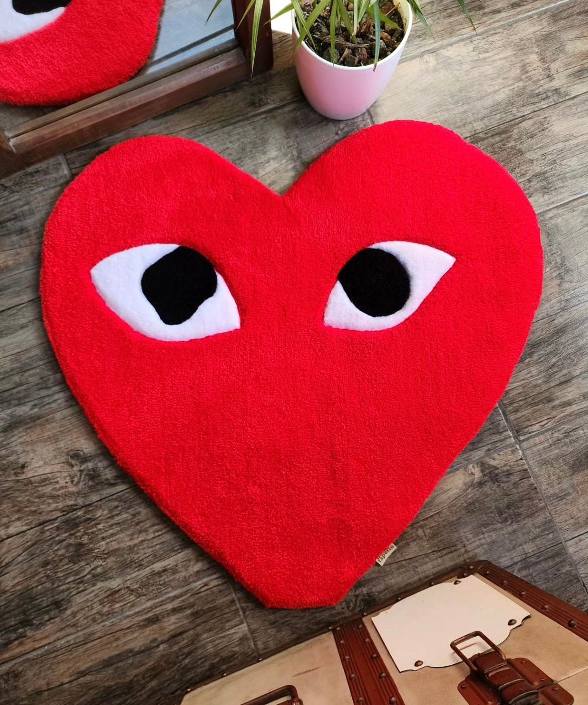 CDG RUG Love Tufting Red Tufted Rug - Etsy