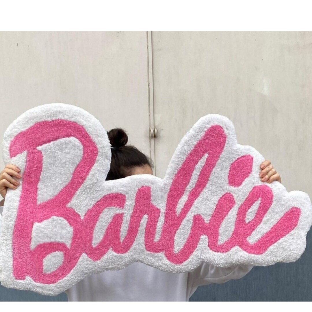Barbie Rug Barbie Pink Rug Barbie Tufting Bitch Fuck Barbie Text Rug - Etsy