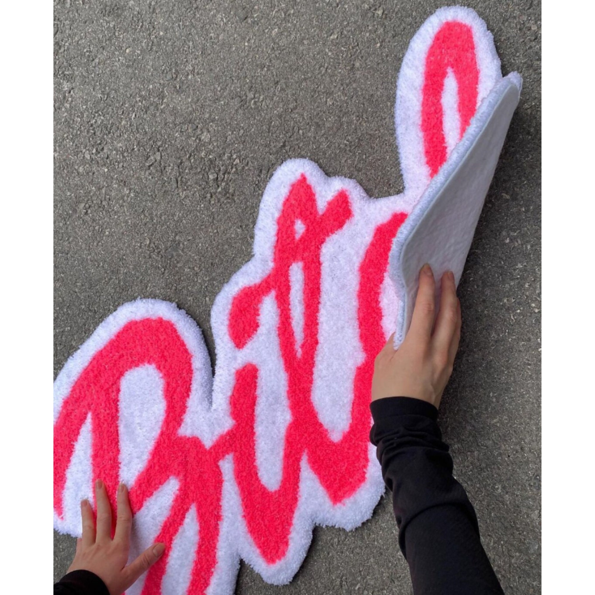 Bitch Tufted Rug Barbie Rug Pink Custom Rug - Etsy