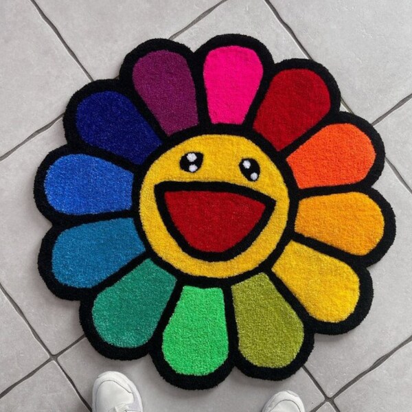 Takashi Murakami Rug - Etsy