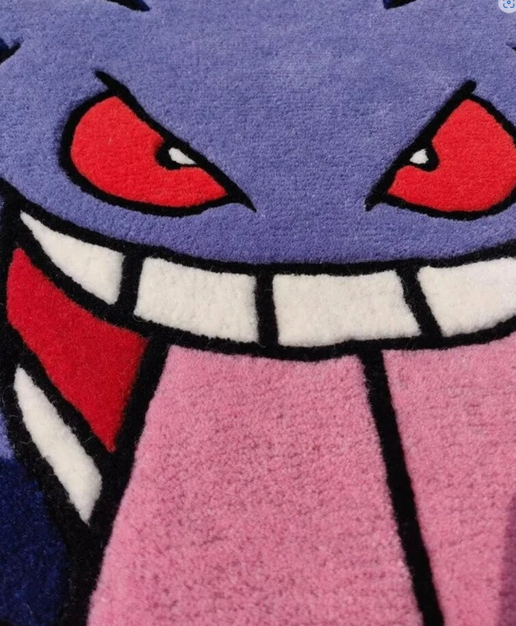 PURPLE ANIMAL RUG / Gamer Rug / Christmas Room Décor / Rugs for Kids ...
