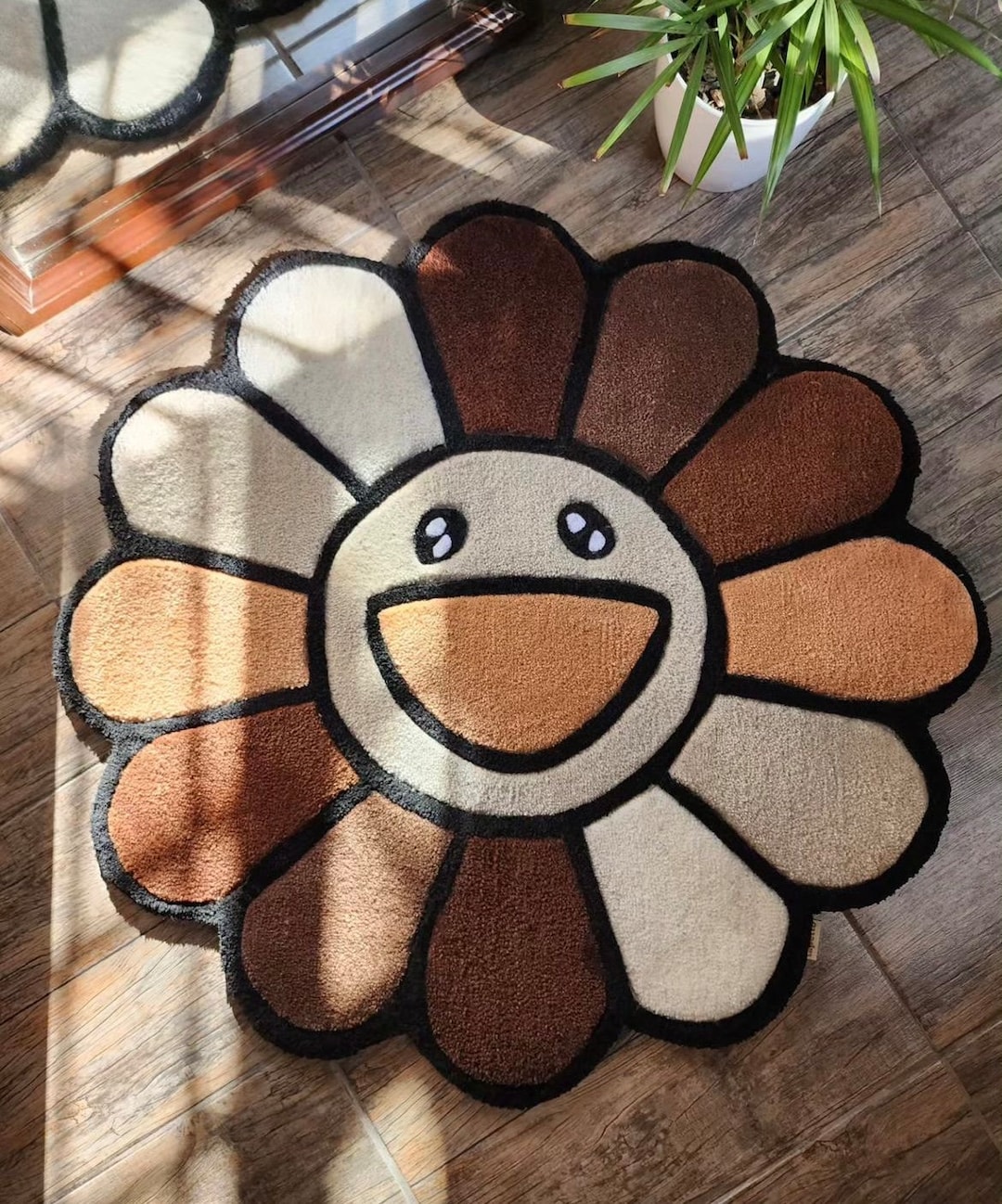 Takashi Murakami Tufted Rug Murakami Rug Flower Fluffy - Etsy Australia