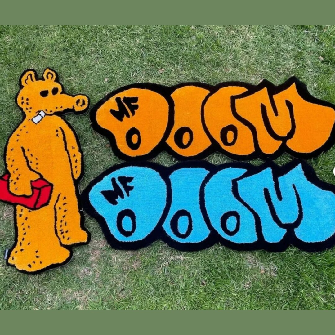 MF Doom Tufted Rug Custom Rug Handmade Rug - Etsy