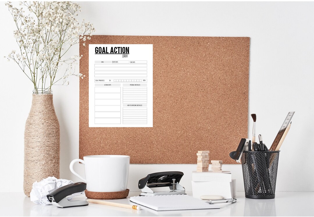 Minimalist Goal Planning Instant Download PDF - Etsy