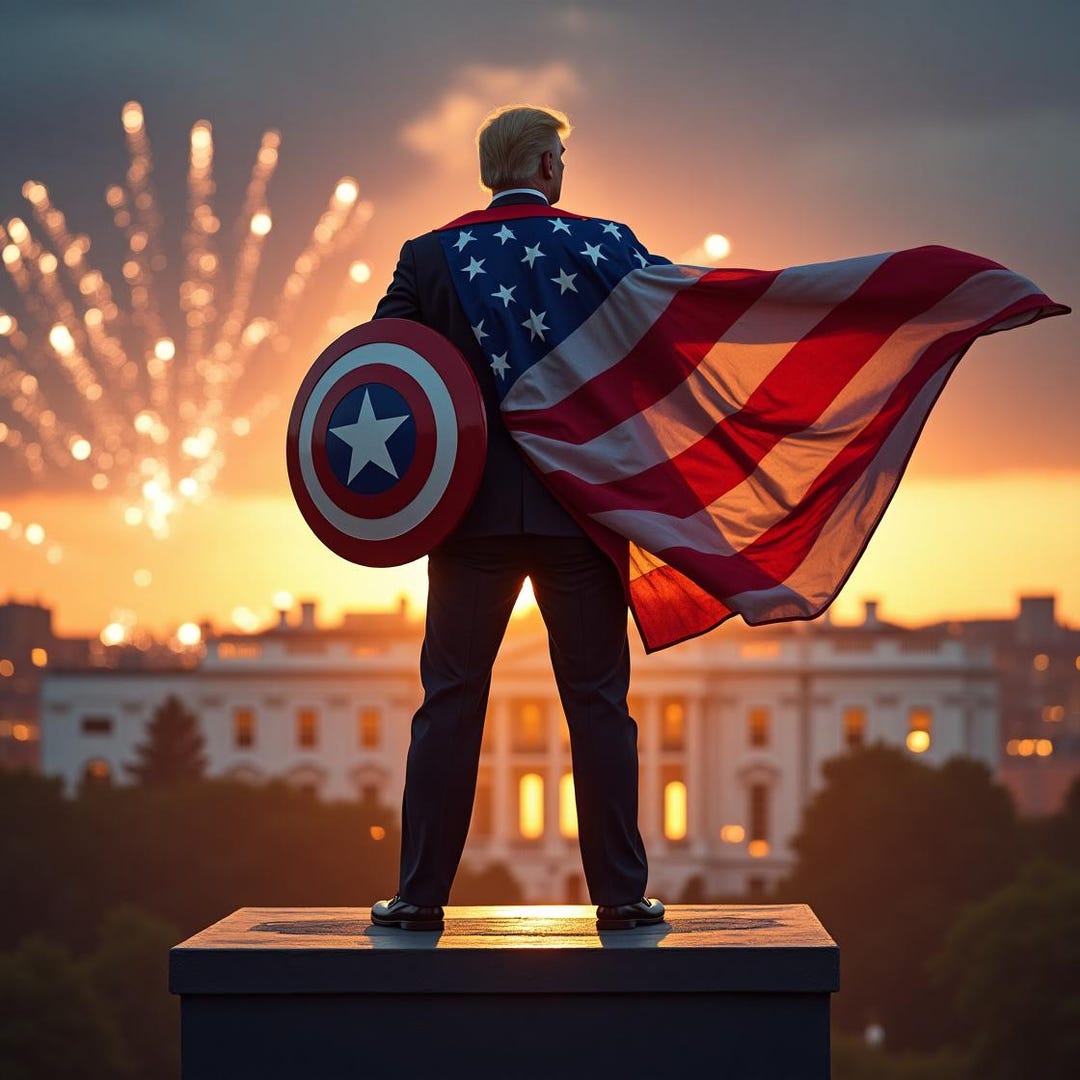 Trump Superhero - Etsy