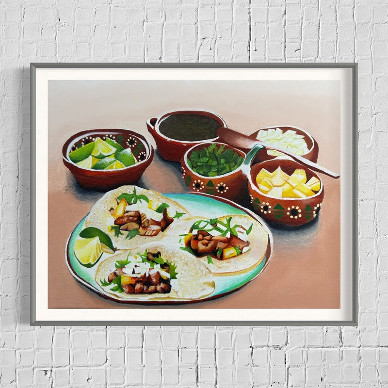 Taco Art - Etsy