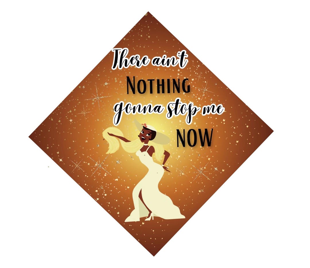 Tiana Grad Cap Topper, High Quality Printed Topper, Princess Tiana ...