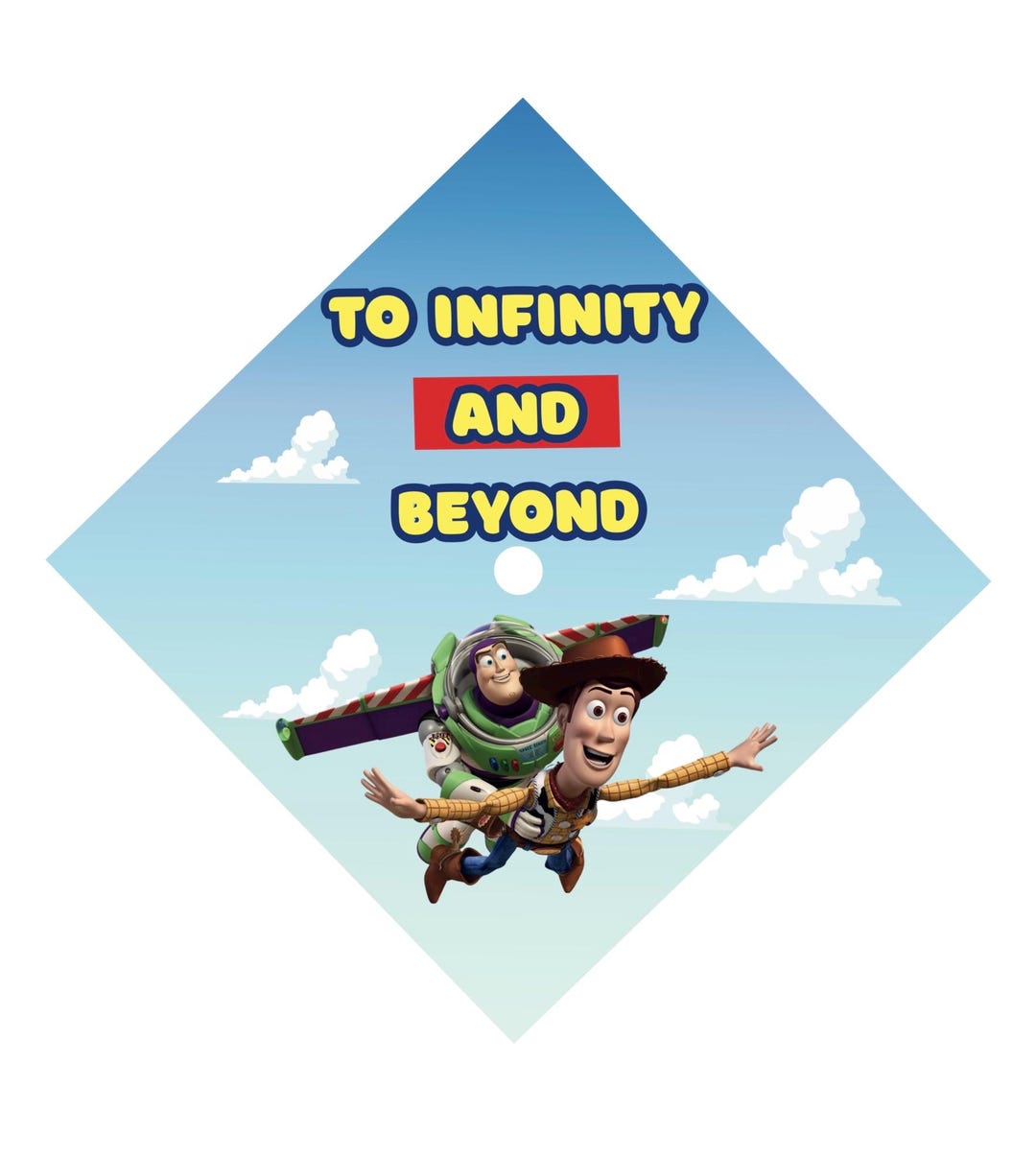 Toy Story Grad Cap Topper, High Quality , Digital Premade Cap Topper ...