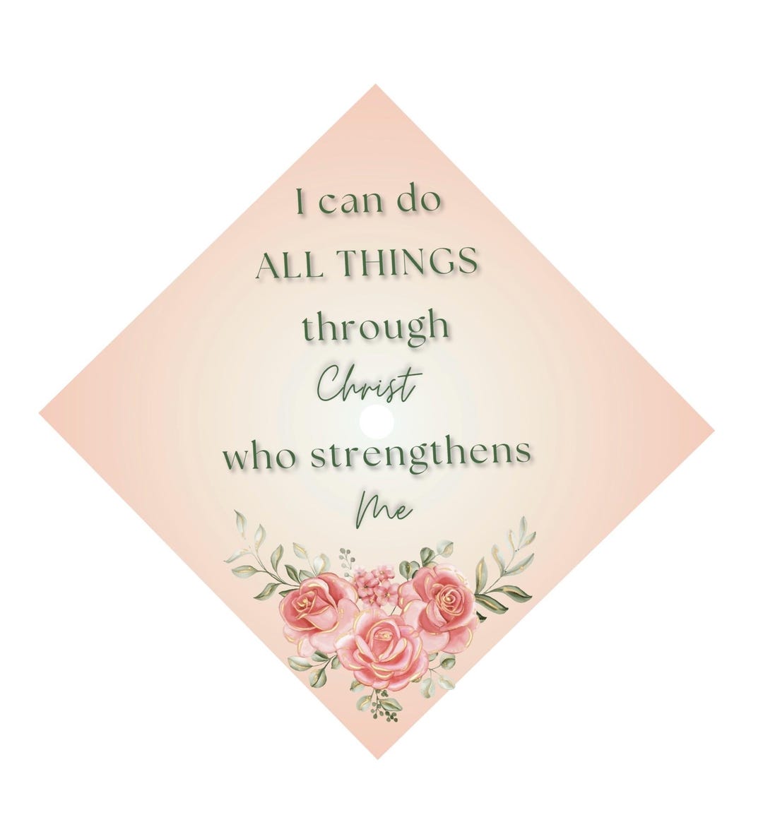 Bible Verse Grad Cap, Grad Cap Topper, High Quality Grad Cap, Religion ...