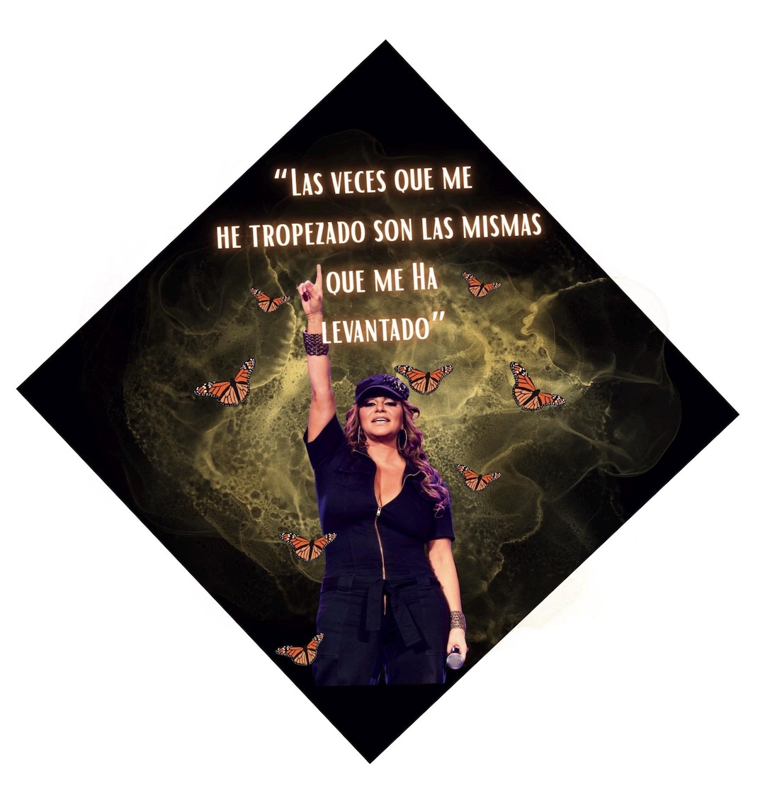 Jenni Rivera Grad Cap Topper, Diva De La Banda, High Quality Grad Cap ...