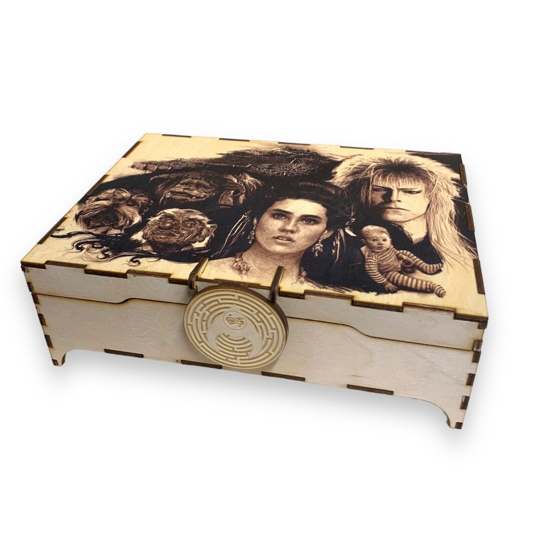 Labyrinth Themed Musical Jewellery Box Wind up as the World Falls Down ...