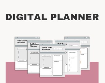 Self Care Planner Digital, Goodnotes, iPad Planner Daily Planner Mental ...