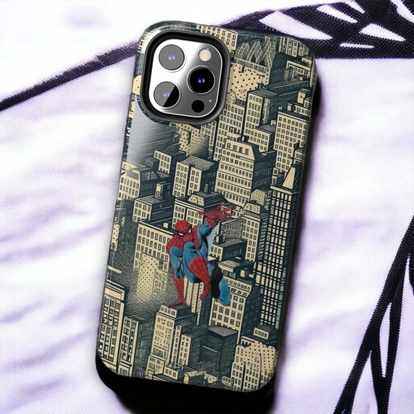 Spider Man iPhone Case - Etsy
