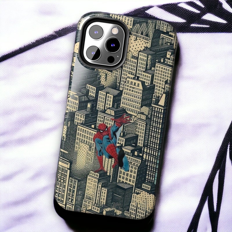 iPhone Spider Man Case - Etsy