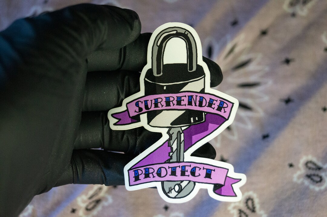 Lock and Key Sticker - Etsy