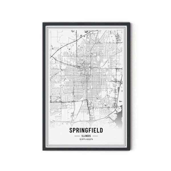Springfield Travel Poster - Etsy
