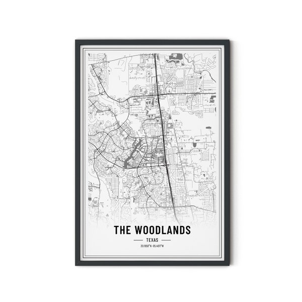 Texas Map Print - Etsy