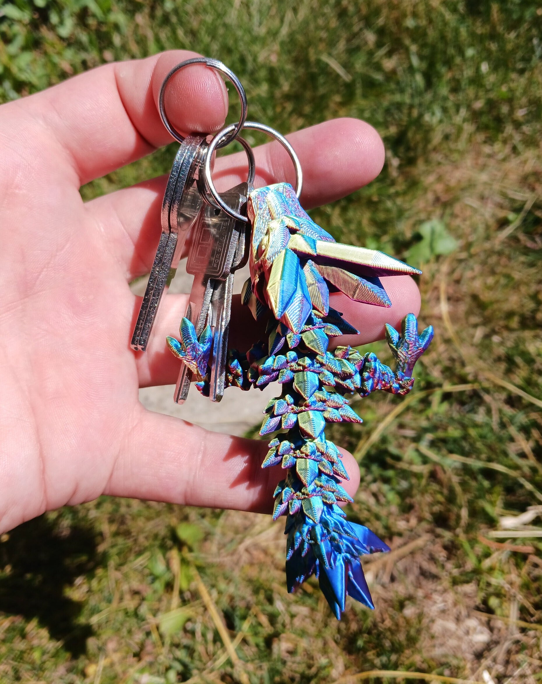 Tadling Crystal Dragon Keychains - Etsy