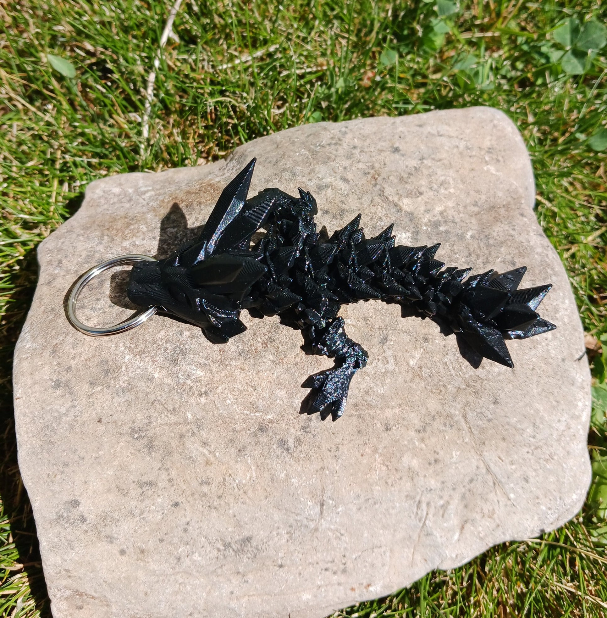 Tadling Crystal Dragon Keychains - Etsy