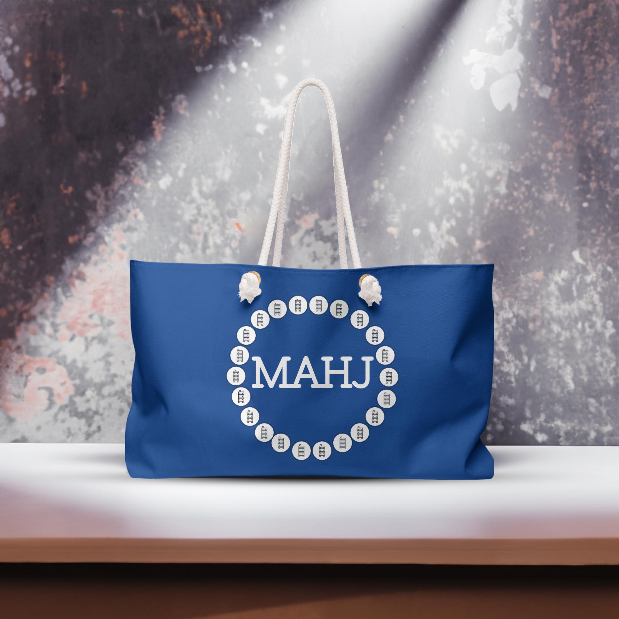 Oversized Mahjong Tote Bag: 100% Spun Polyester, Rope Handles - Etsy