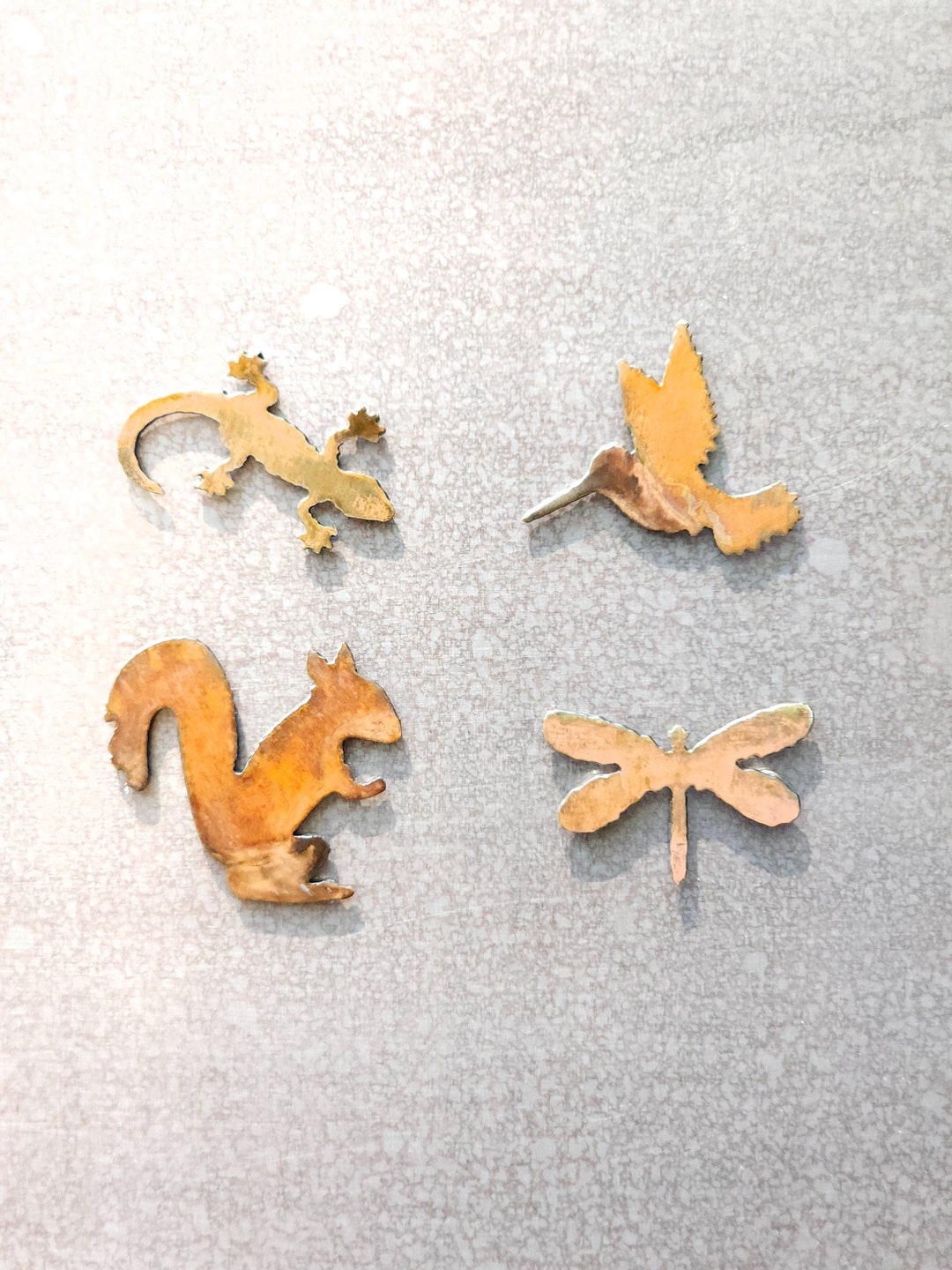 Tiny Magnet Gift Set for School Locker Rainbow Patina Fridge Magnet for ...