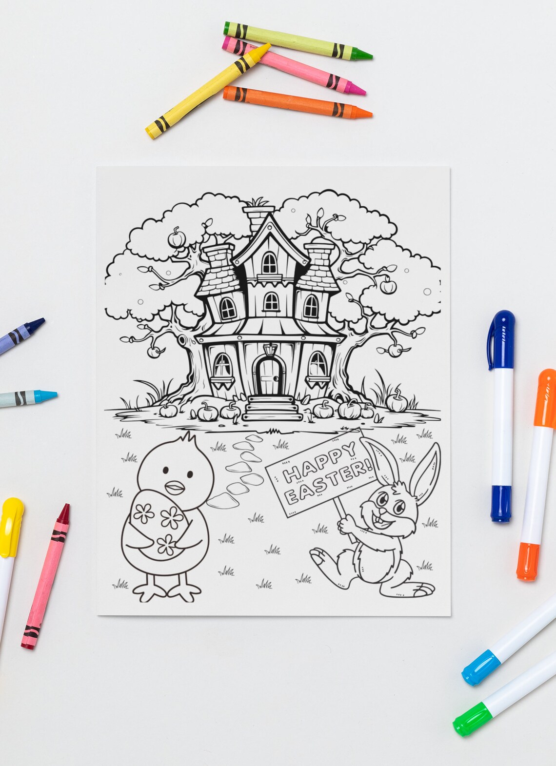 Easter, Open House Kids Activity Coloring Book Additional Pages, Real ...