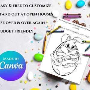 Easter Open House Kids Activity Book - Realtor Marketing Tool, Spring ...